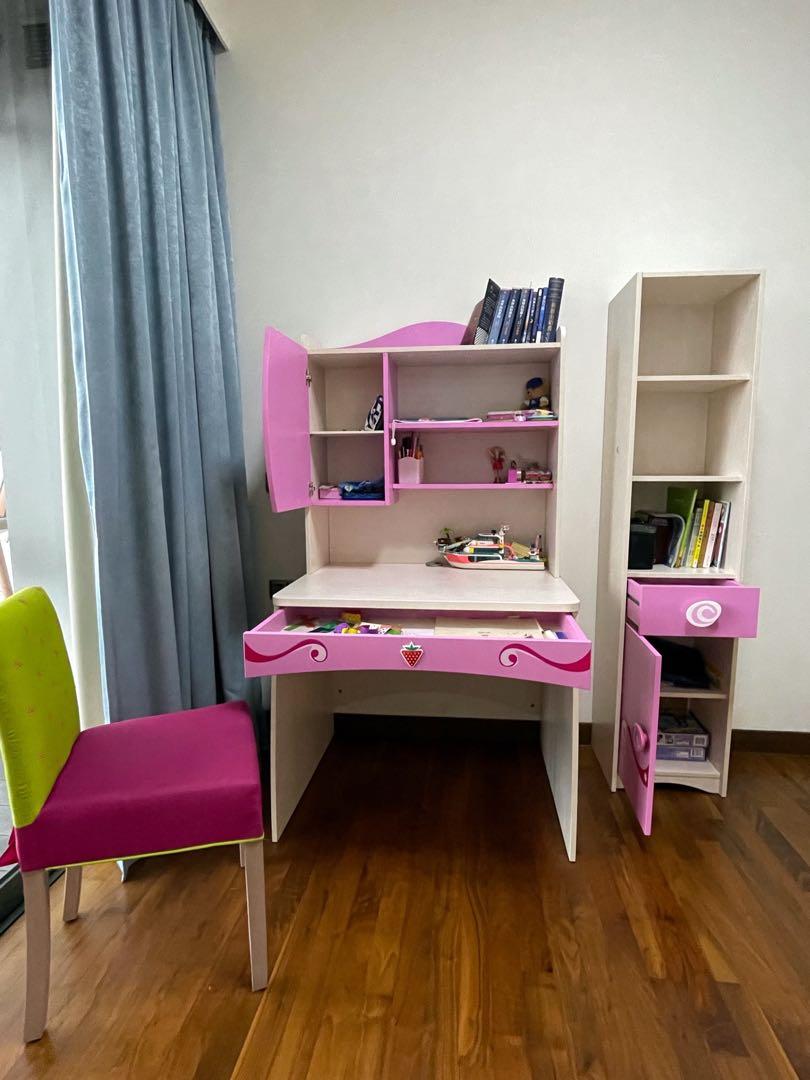Girls Study Table, Furniture & Home Living, Furniture, Tables & Sets on ...