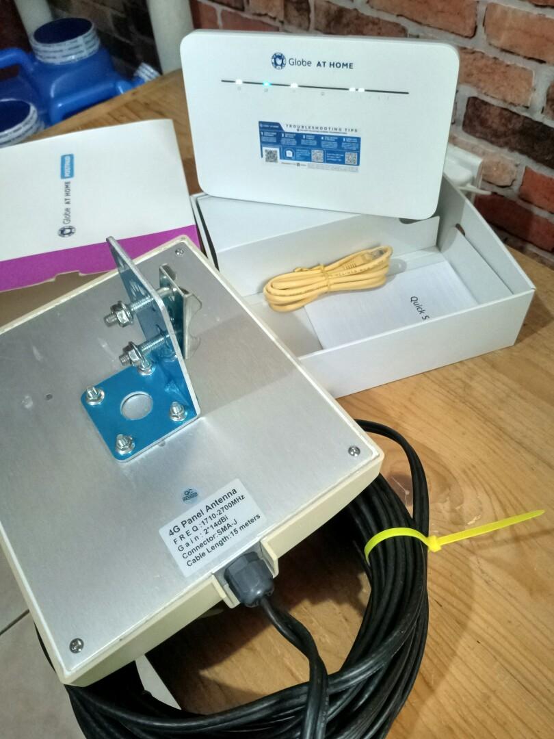 Globe MODEM ROUTER with Antenna, Computers & Tech, Parts & Accessories ...