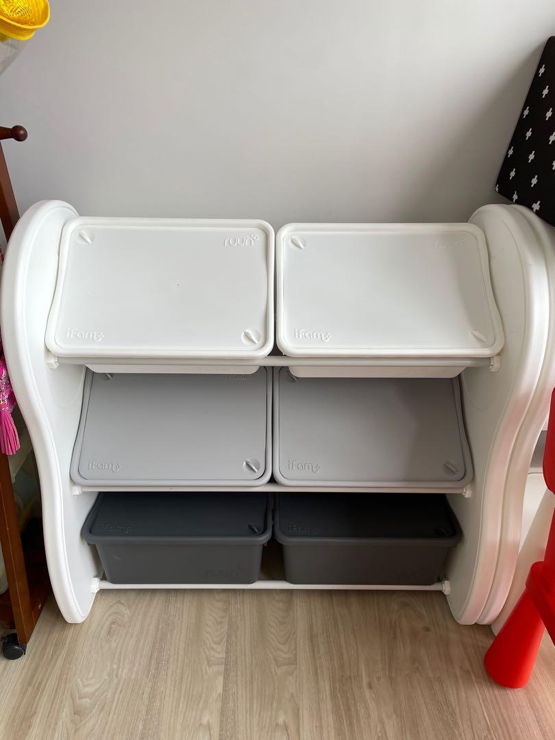 iFam Toy Storage - 3 Tiers 6 Boxes, Babies & Kids, Baby Nursery & Kids ...