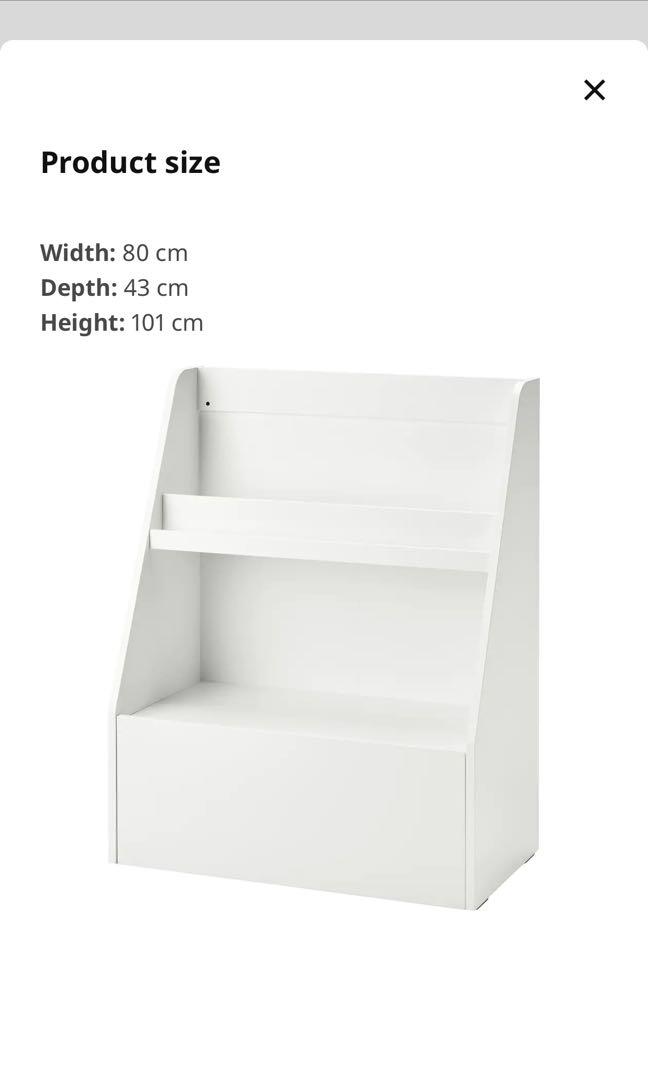 Ikea BERGIG book display with storage, only used 3 mnths, Babies & Kids ...