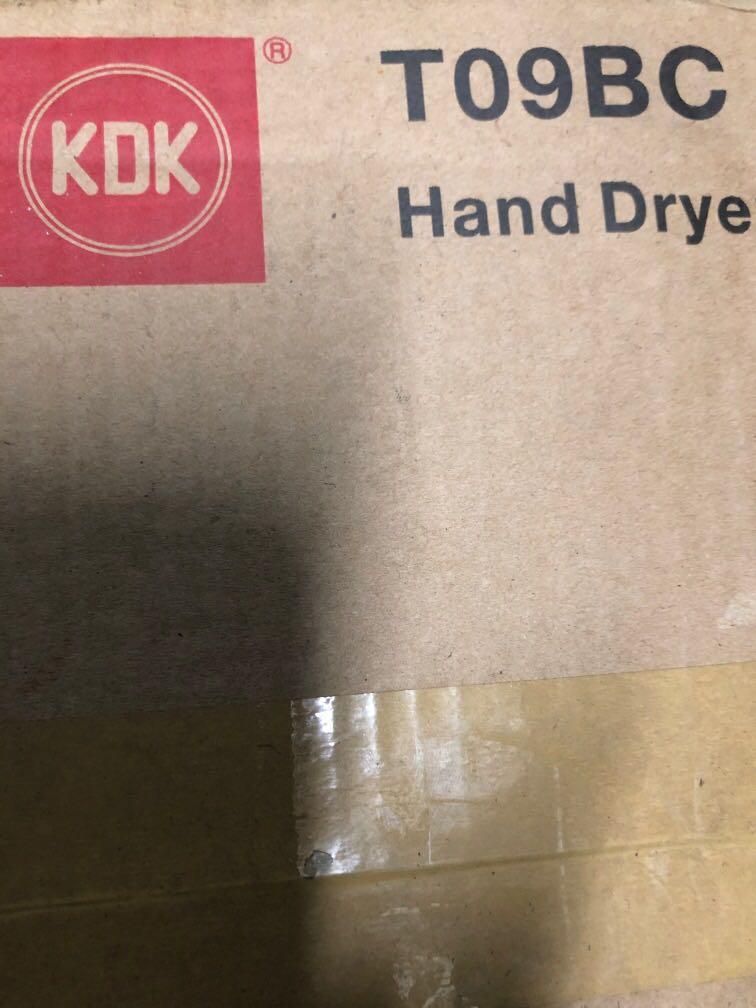KDK Hand Dryer T09BC, Furniture & Home Living, Bathroom & Kitchen ...