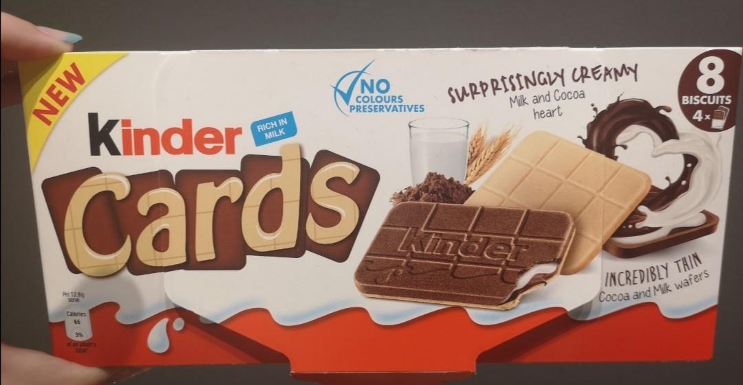 Kinder cards, Food & Drinks, Packaged & Instant Food on Carousell