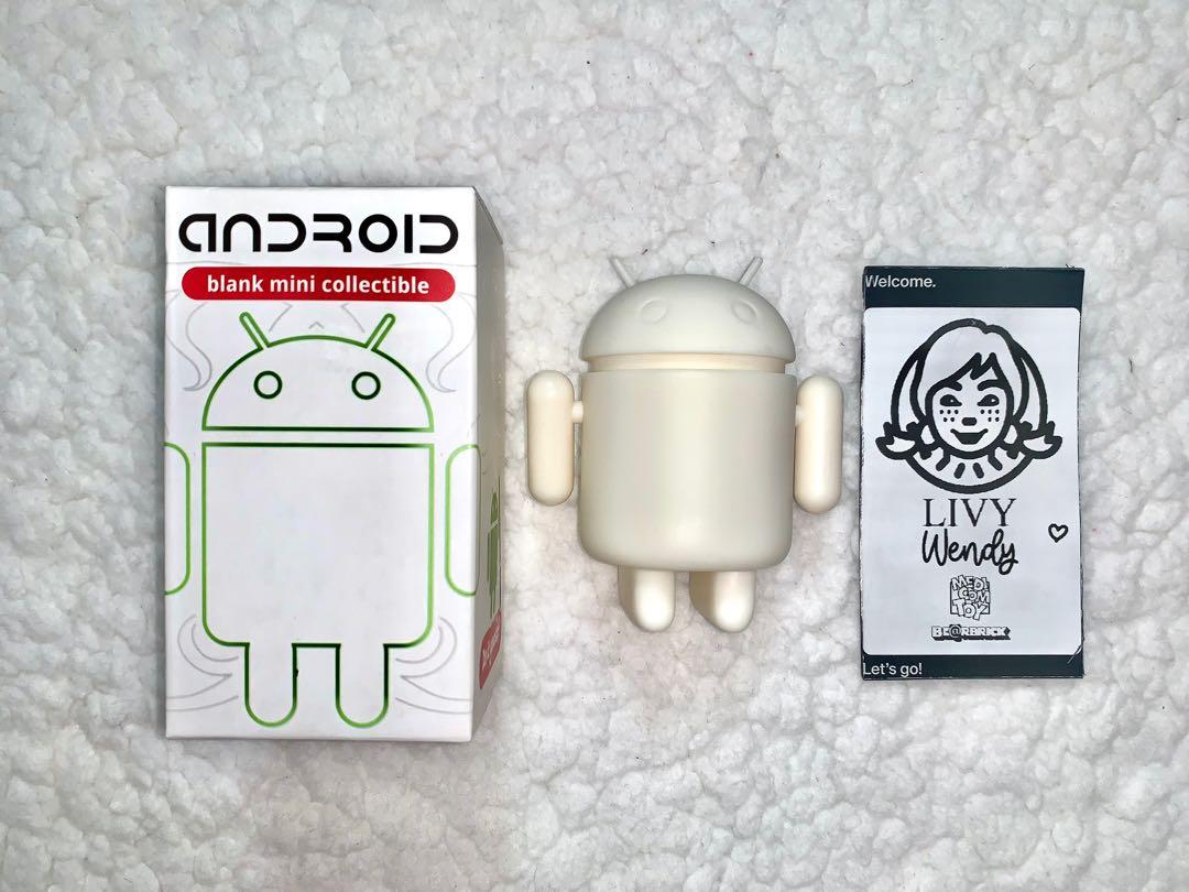 Lana( RUNA ) Japan limited package! Android ( Droid-kun ) mini collectible Blank White Edition ...