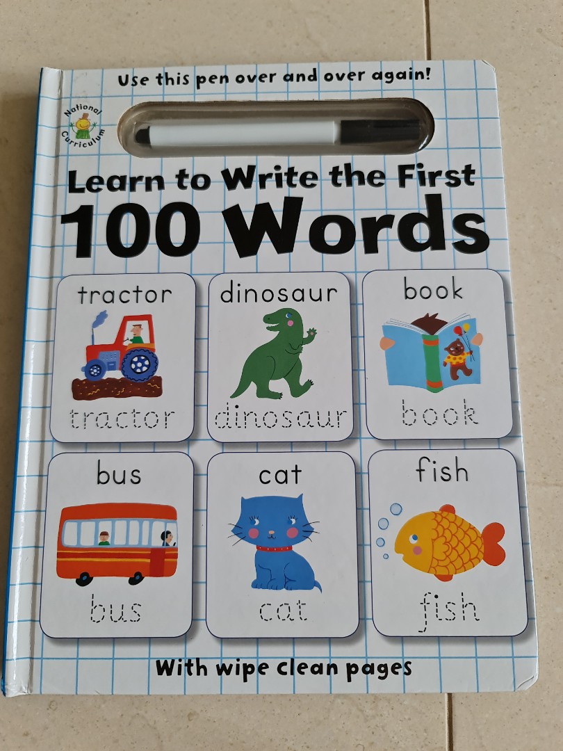 Learn to write the first 100 words, Hobbies & Toys, Books & Magazines ...