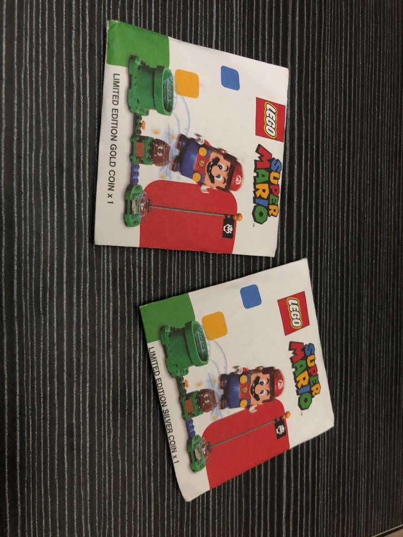 Lego Mario Silver and Gold Coins, Hobbies & Toys, Toys & Games on Carousell