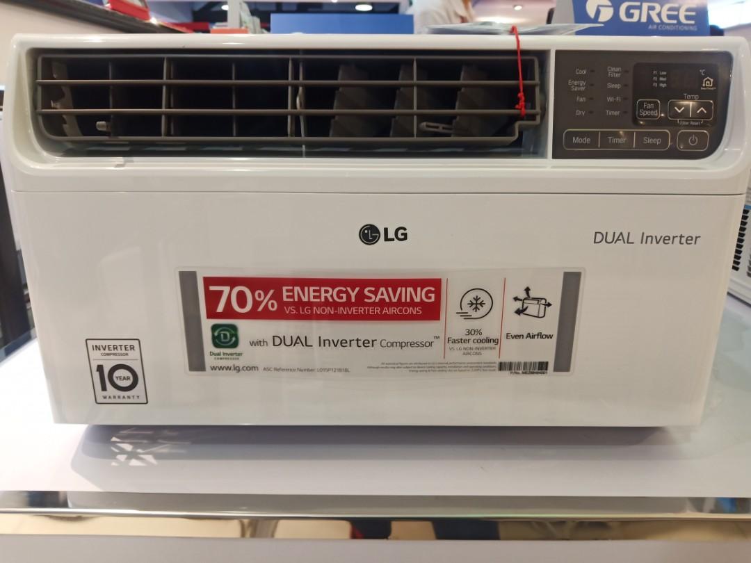 LG Dual Inverter Window Type, TV & Home Appliances, Air Conditioning ...