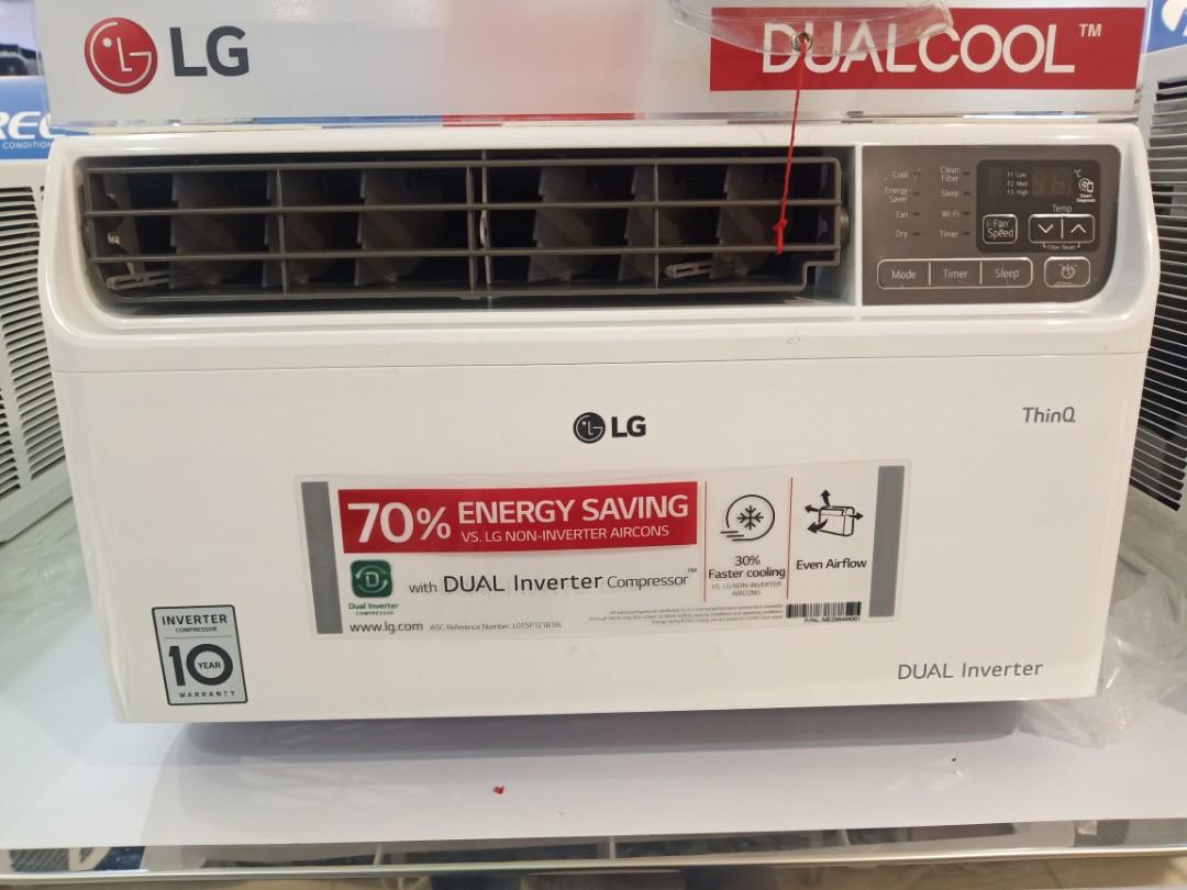 LG Dual Inverter Window Type, TV & Home Appliances, Air Conditioning ...