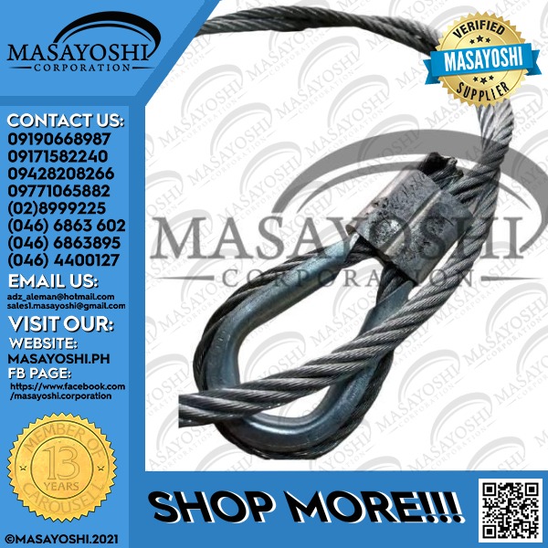 Lifting Rope | Single Leg Wire Rope | Lifting Equipment | Thimble Eye ...