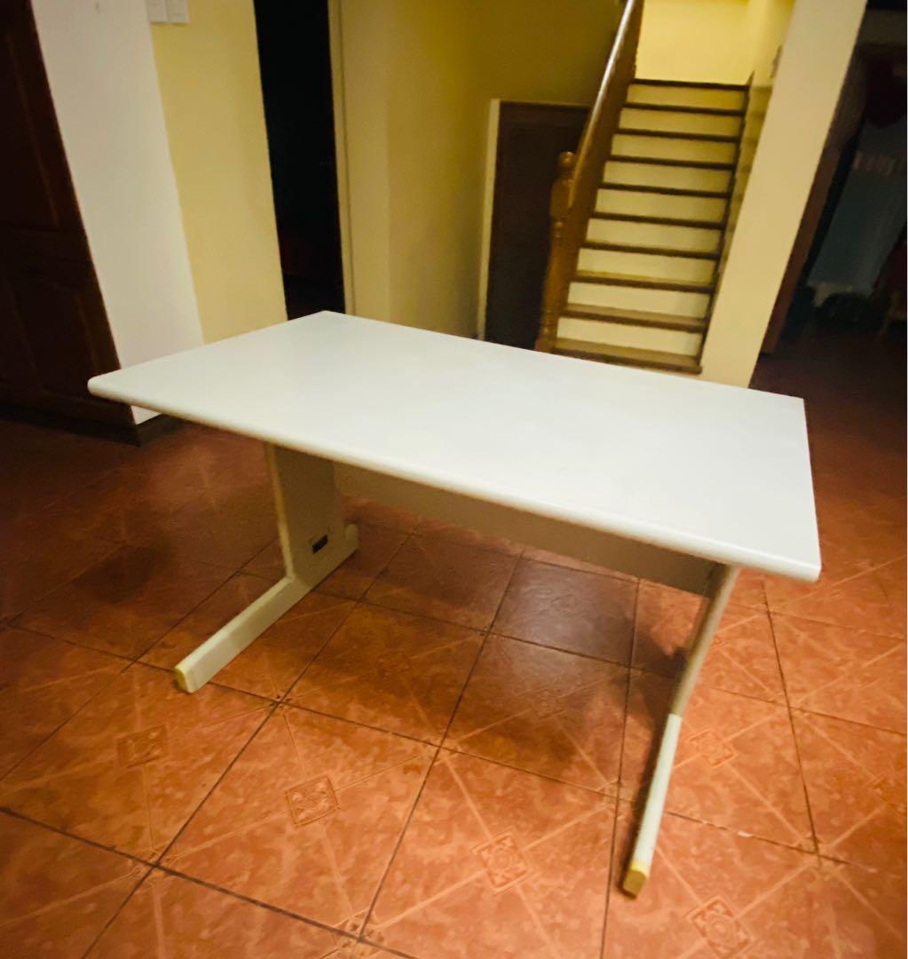 Light Gray Office Desk Table Computer Table Work station Study Table ...