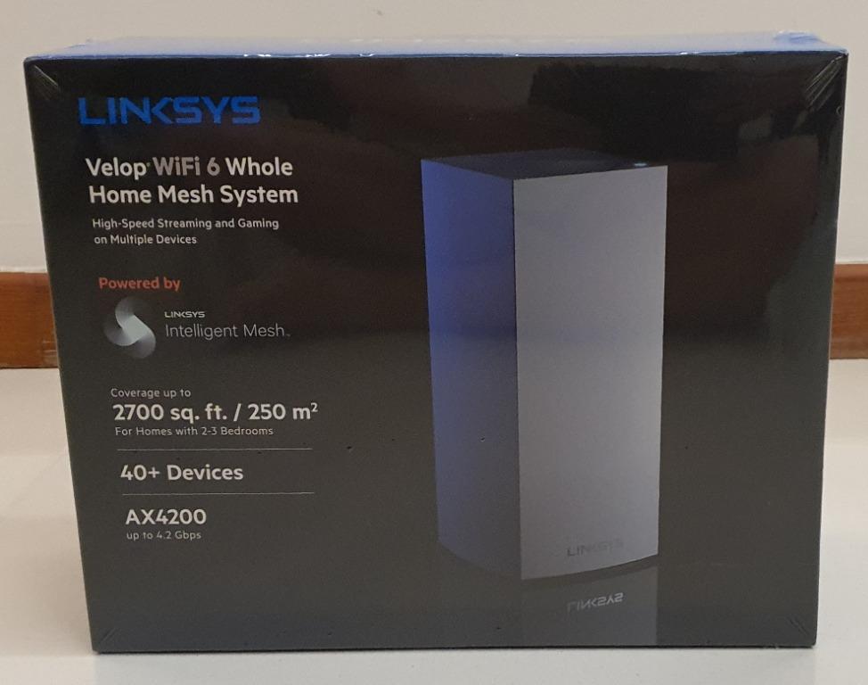 LINKSYS AX4200 Velop WIFI 6 Whole Home Mesh System, Computers & Tech, Parts & Accessories ...