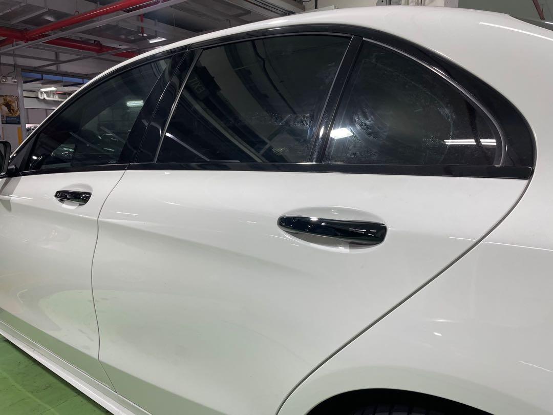 Mercedes car window trim, boot lid trim dechrome n handles wrap, Car ...