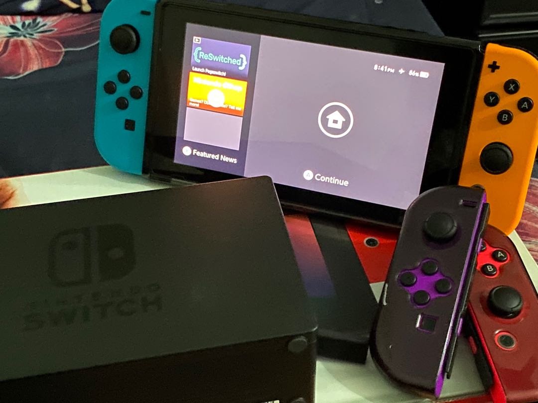 Modded* Nintendo Switch Generation 1, Video Gaming, Video Game Consoles ...