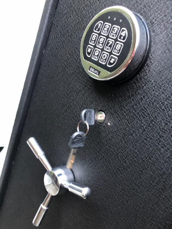 New Heavy Steel Imported GOLVAL Large Security Gun Rifle Safe with ...
