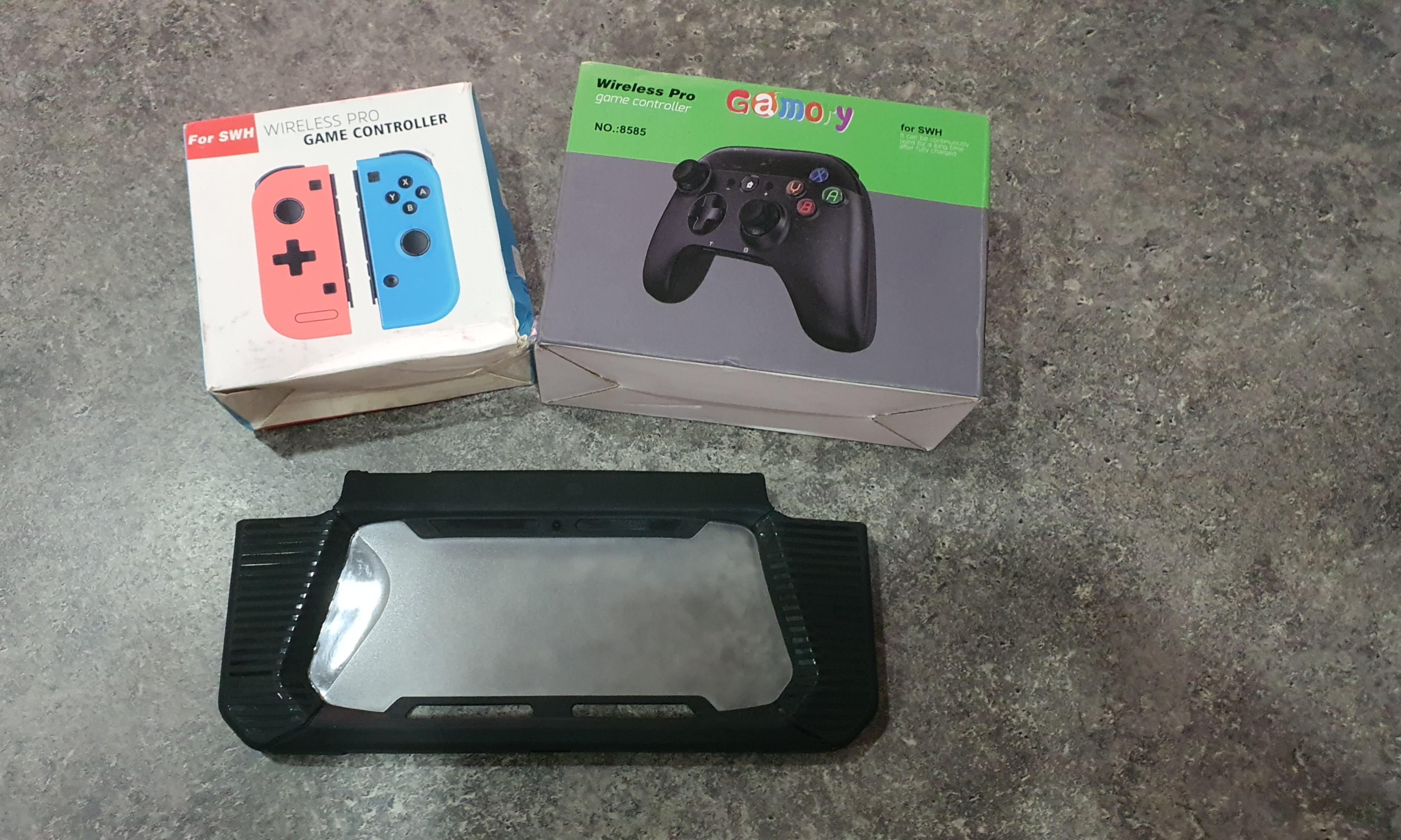 Nintendo switch Pro controller with ruggedised case and separate ...