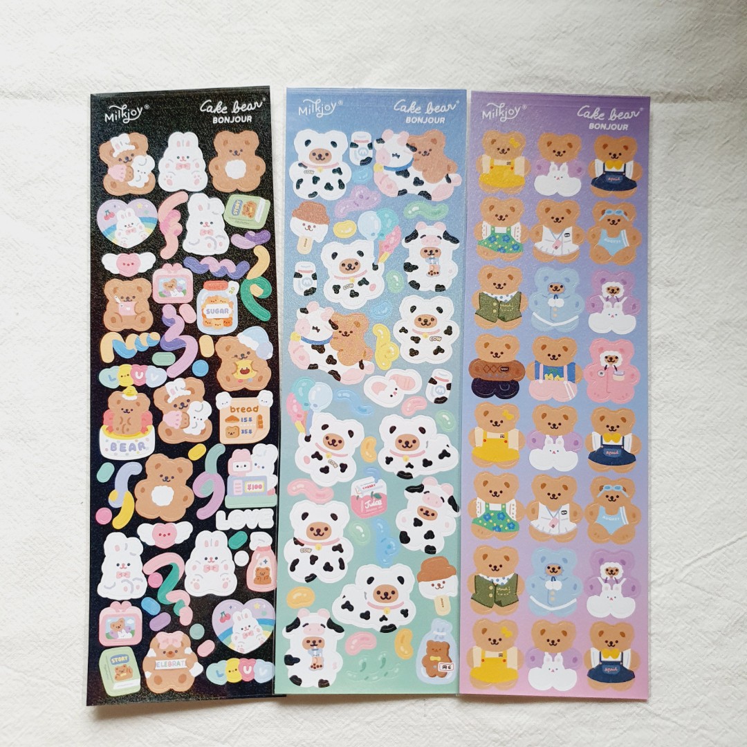 Official milkjoy sticker sheets, Hobbies & Toys, Stationery & Craft ...