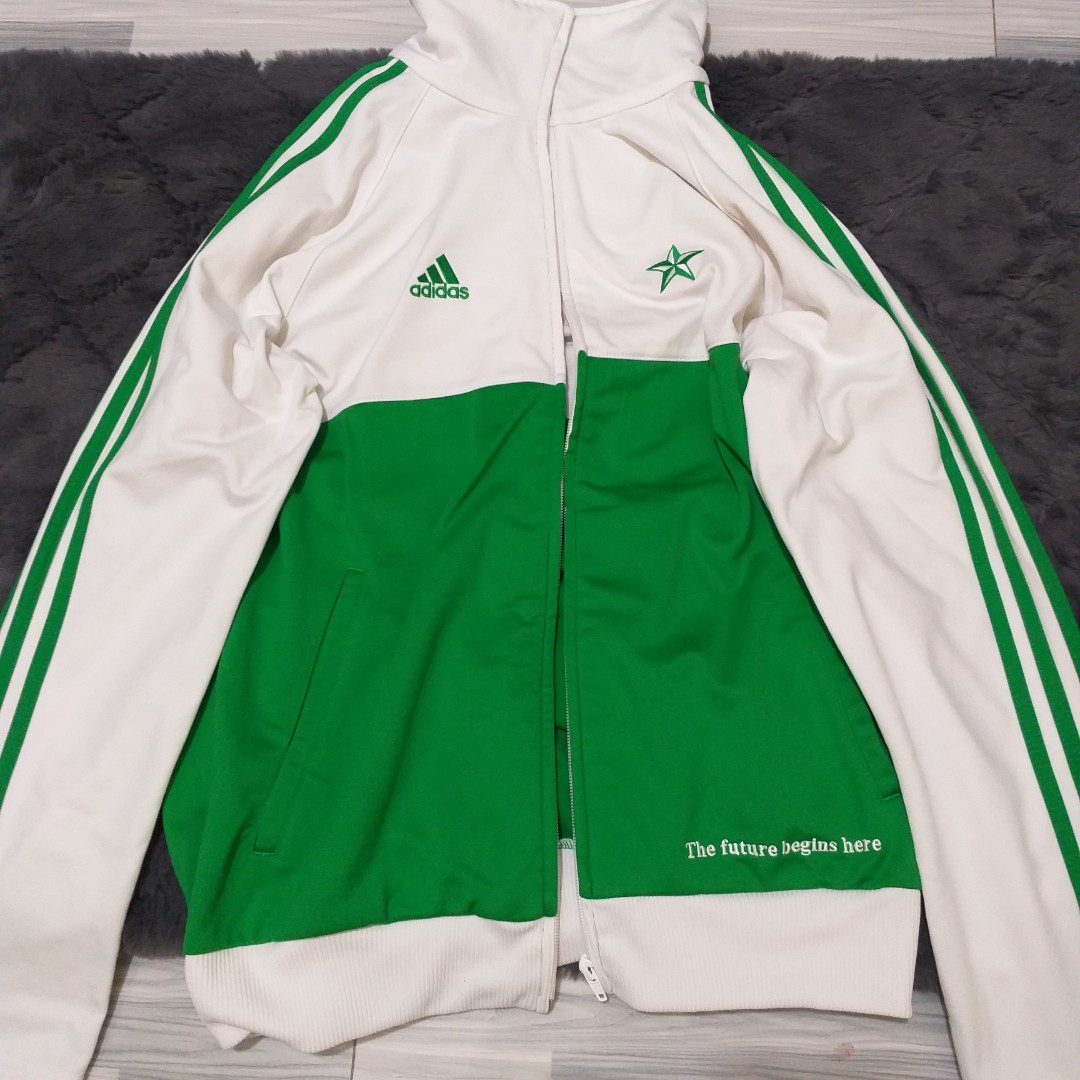 Original Adidas DLSU Varsity Jacket, Men's Fashion, Activewear on Carousell