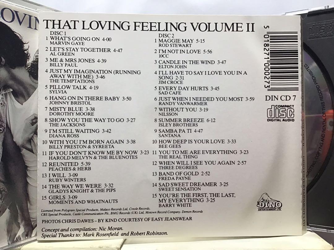 2x CD that Loving Feeling vol 2 - Al Green Marvin Gaye Diana Ross Rod ...