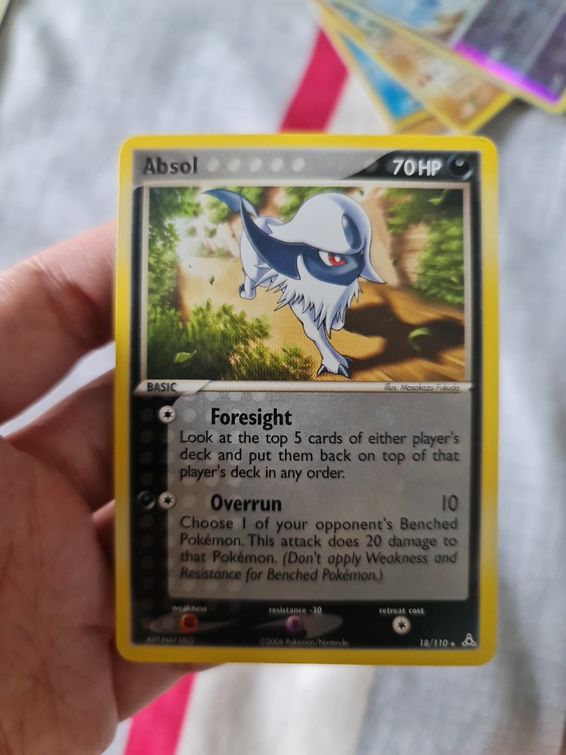 Pokemon absol rare trading card, Hobbies & Toys, Toys & Games on Carousell