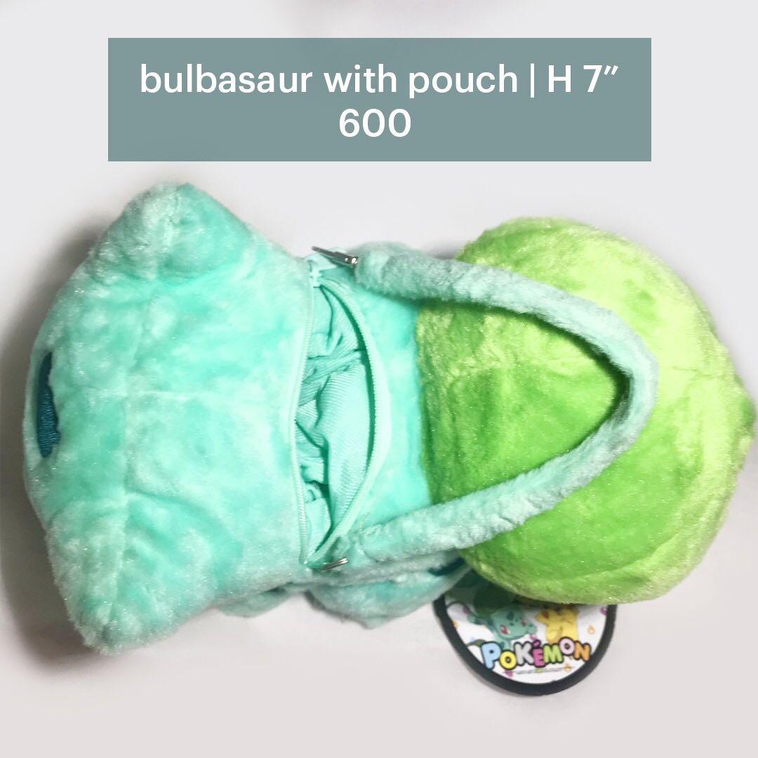 Pokemon bulbasaur plush with pouch, Hobbies & Toys, Toys & Games on ...