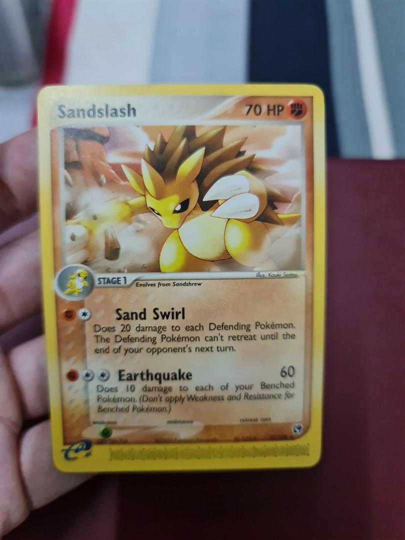 Pokemon sandslash rare trading card set, Hobbies & Toys, Toys & Games ...