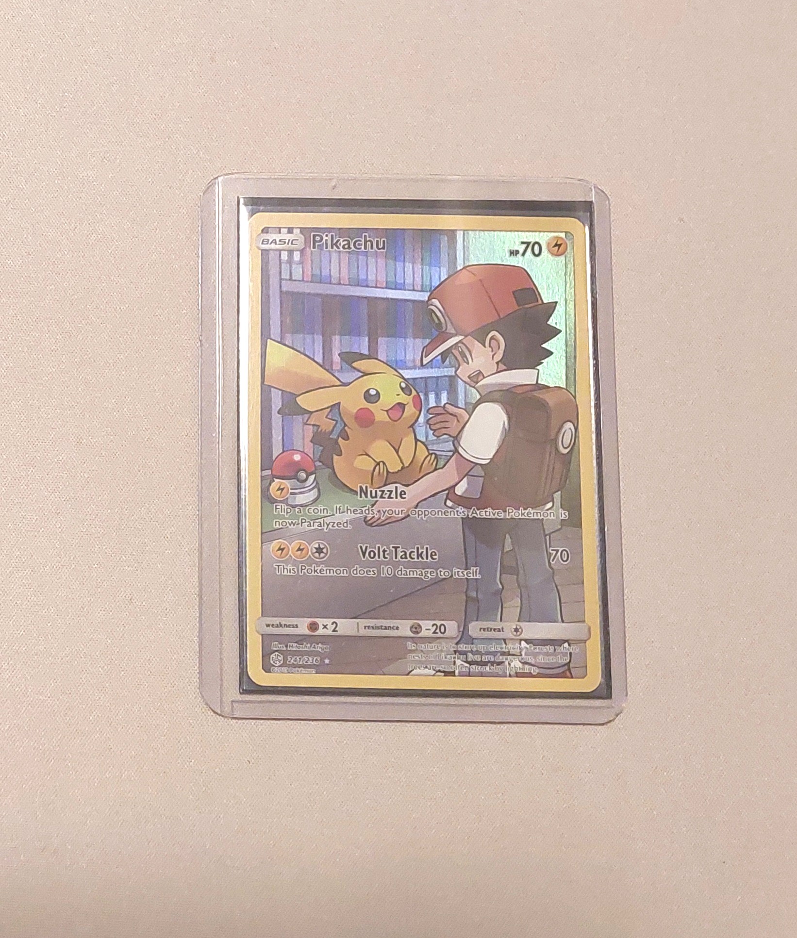 Pokemon TCG Pikachu Secret Rare Card Cosmic Eclipse, Hobbies & Toys ...