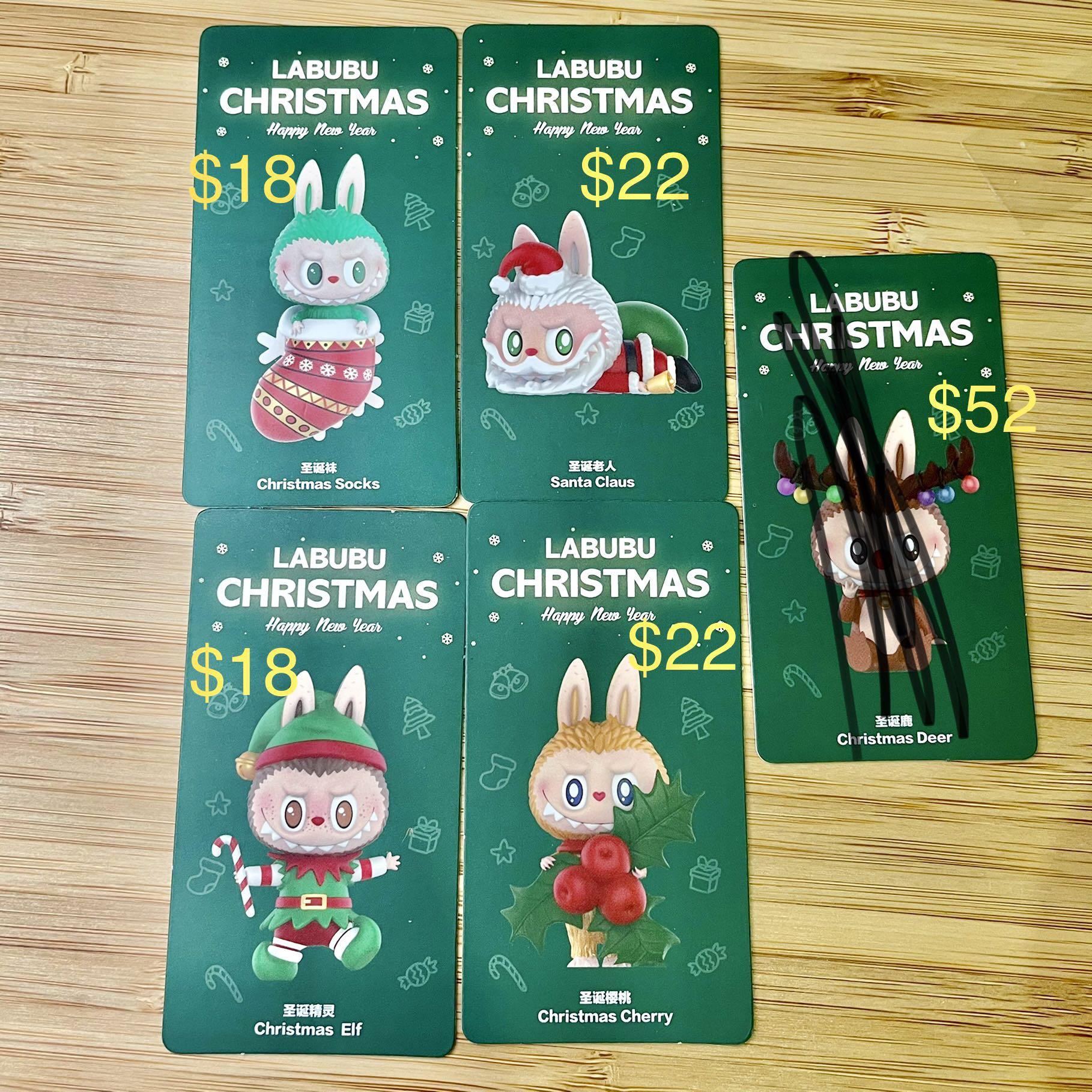 Popmart Labubu Christmas, Hobbies & Toys, Toys & Games on Carousell