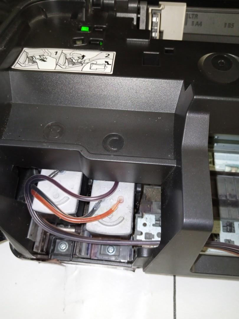 Printer Canon pixma series IP1980 infus ink tank dan cartridge baca ...