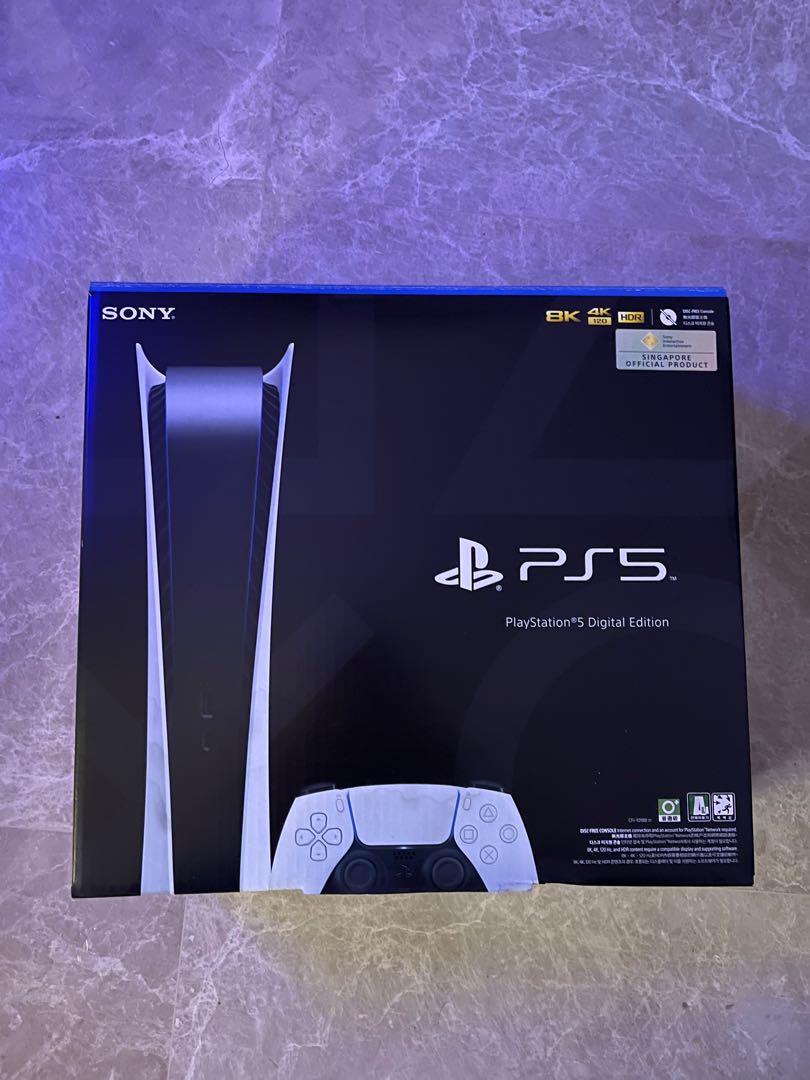 PS5 Digital Version, Video Gaming, Video Game Consoles, PlayStation on ...