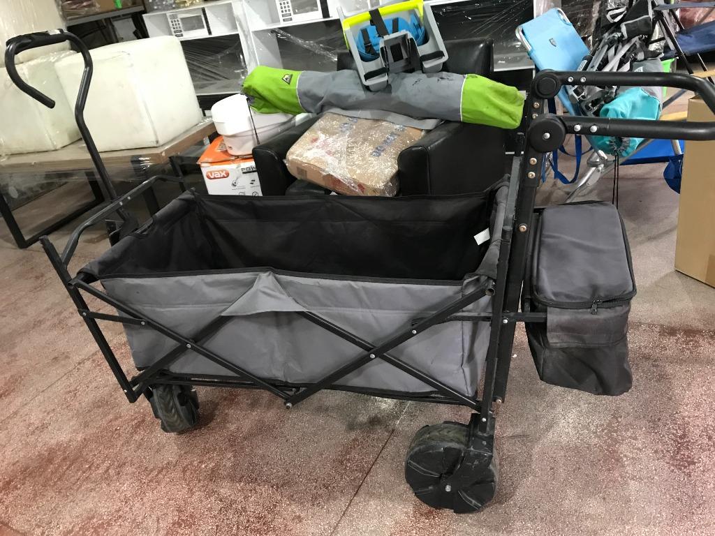 Quest Folding Wagon with Utility Bag Grey, Sports Equipment, Other ...