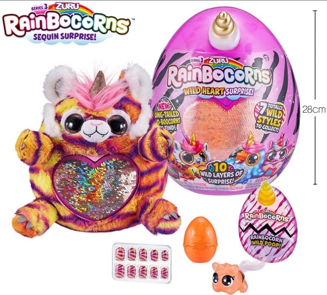 Rainbocorns Wild Heart Surprise Series 3 by ZURU - Mystery Egg assorted ...