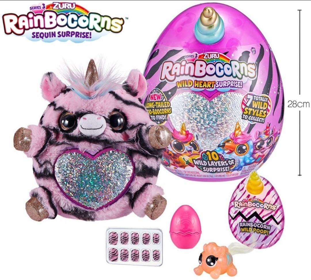Rainbocorns Wild Heart Surprise Series 3 by ZURU - Mystery Egg assorted ...
