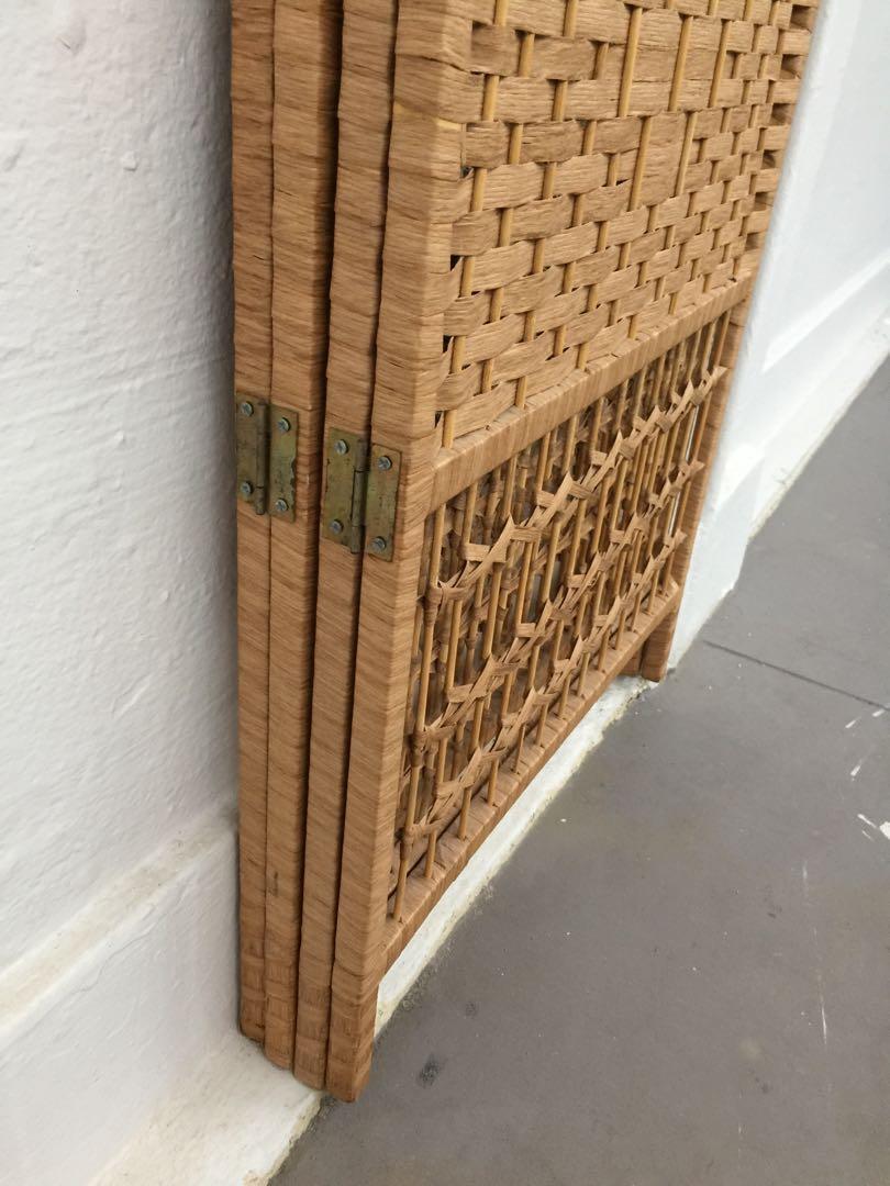 Rustic Balinese resort style rattan beautiful partition 4 panels 2m x 1 ...