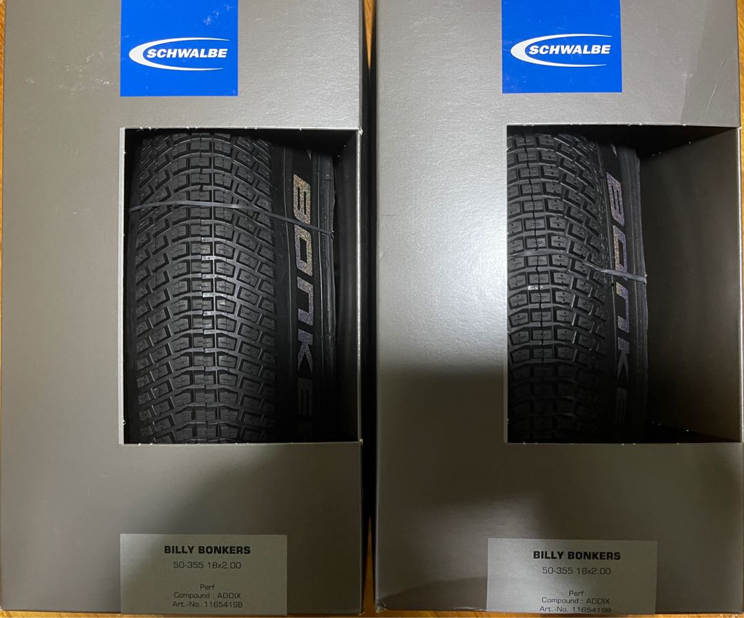 Schwalbe Billy Bonkers 50-355 18x2.00 (Black), Sports Equipment, Bicycles & Parts, Parts ...