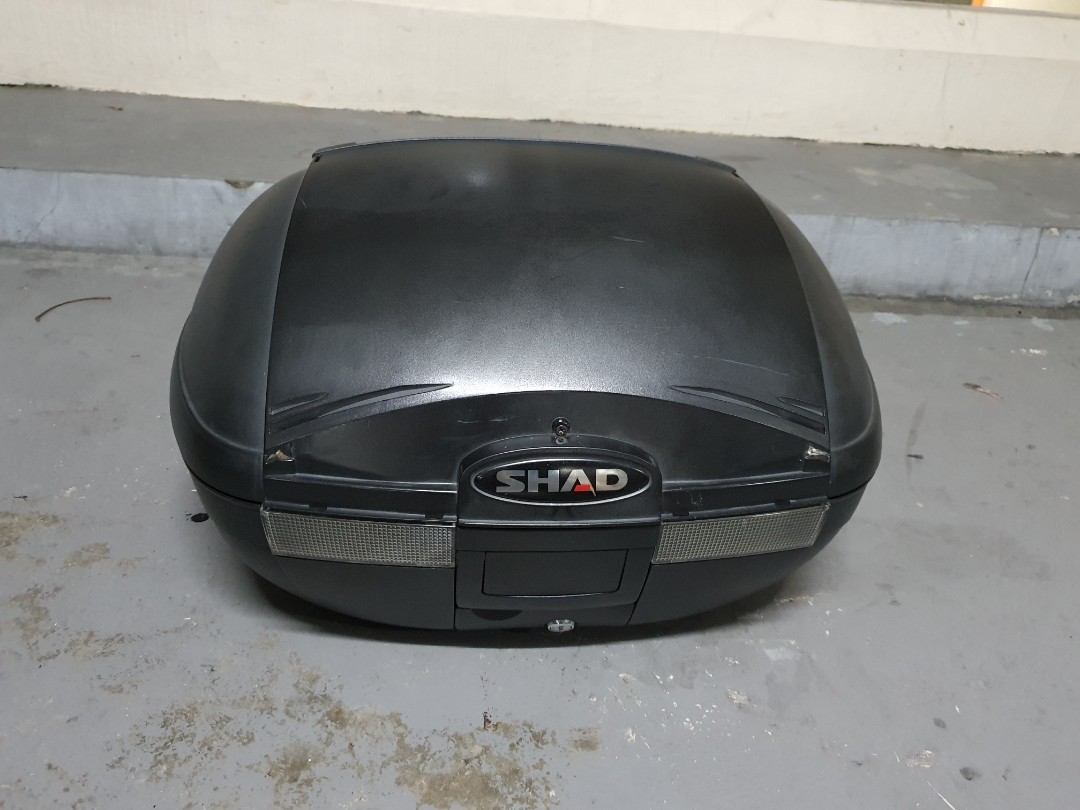 Shad box with baseplate, Motorcycles, Motorcycle Accessories on Carousell