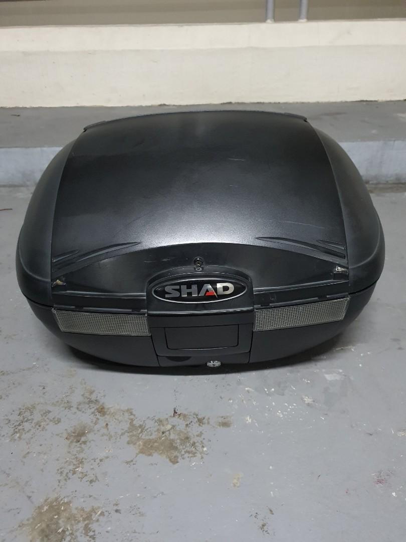 Shad box with baseplate, Motorcycles, Motorcycle Accessories on Carousell
