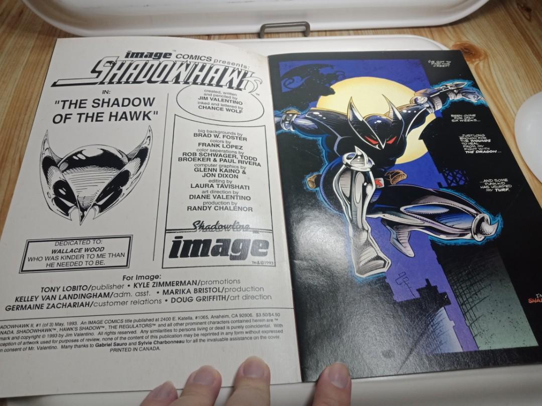 Shadowhawk II #1 Image comic, Hobbies & Toys, Books & Magazines, Comics ...
