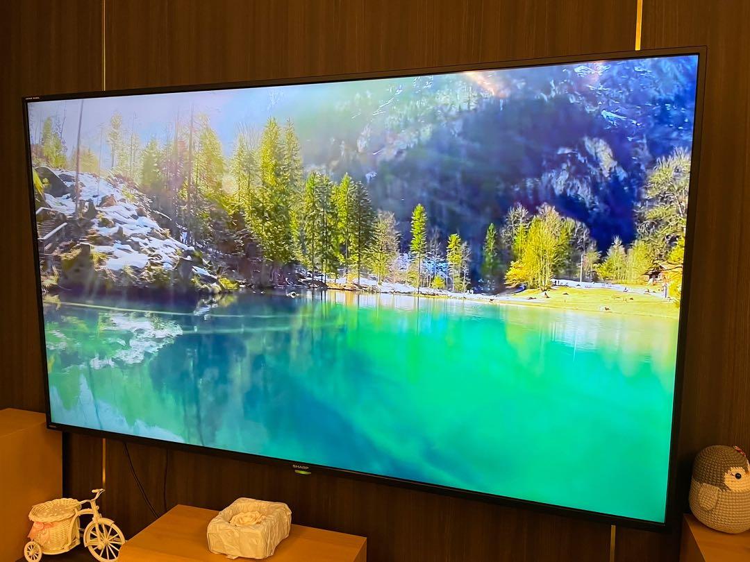 (Negotiable) android smart tv Sharp 4t-c60ck1x 4K 60” UHD, TV & Home ...
