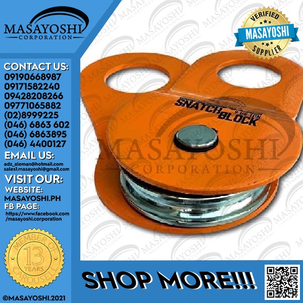 Snatch Blocks | Rigging | Lifting Equipment | Pulley Block, Commercial ...