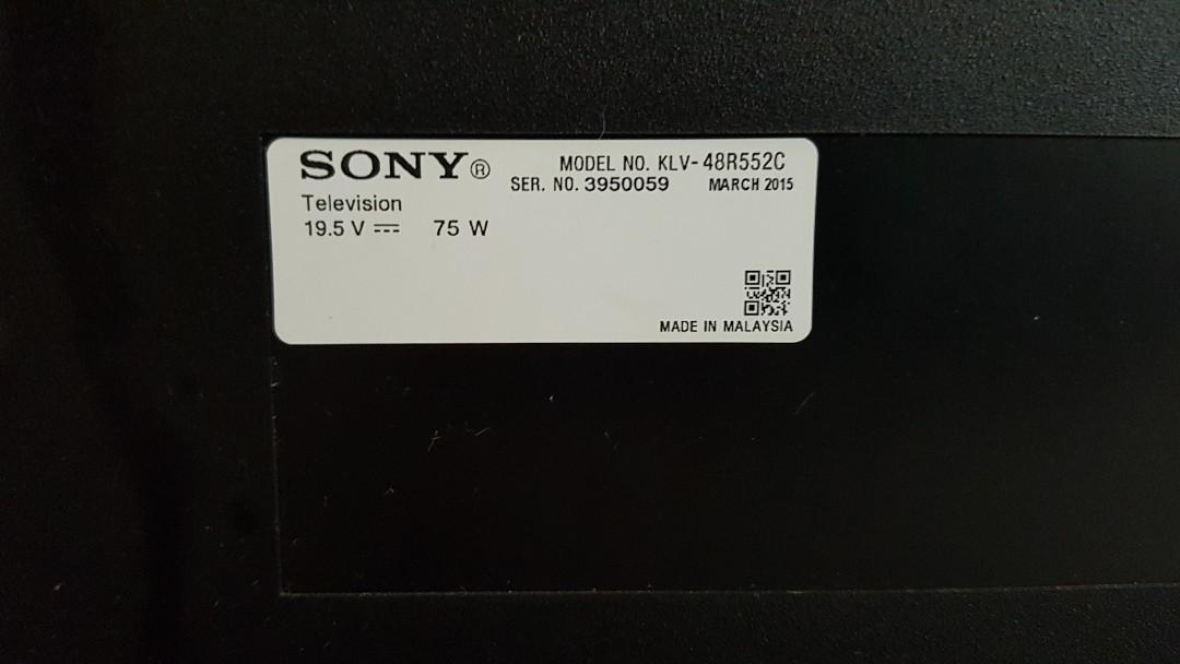 Sony Bravia 48 inch LED Full HD TV, TV & Home Appliances, TV ...