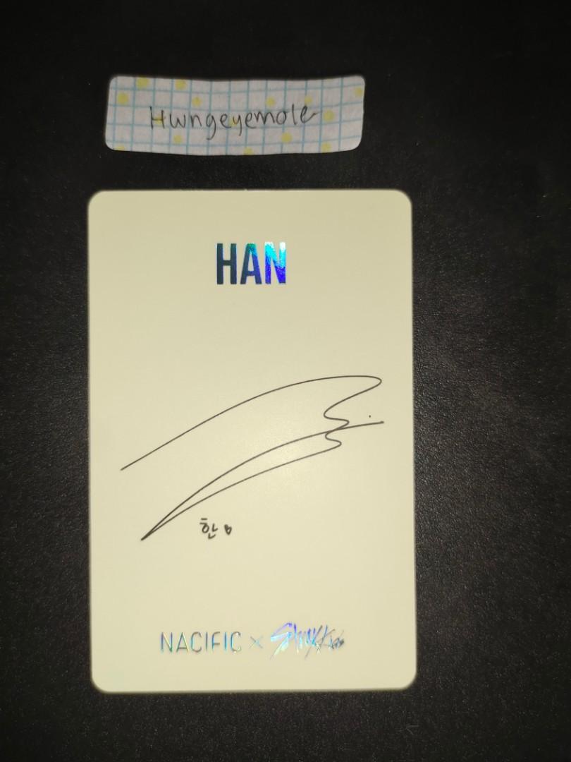 WTS STRAY KIDS HAN NACIFIC OFFICIAL PHOTOCARD, Hobbies & Toys ...