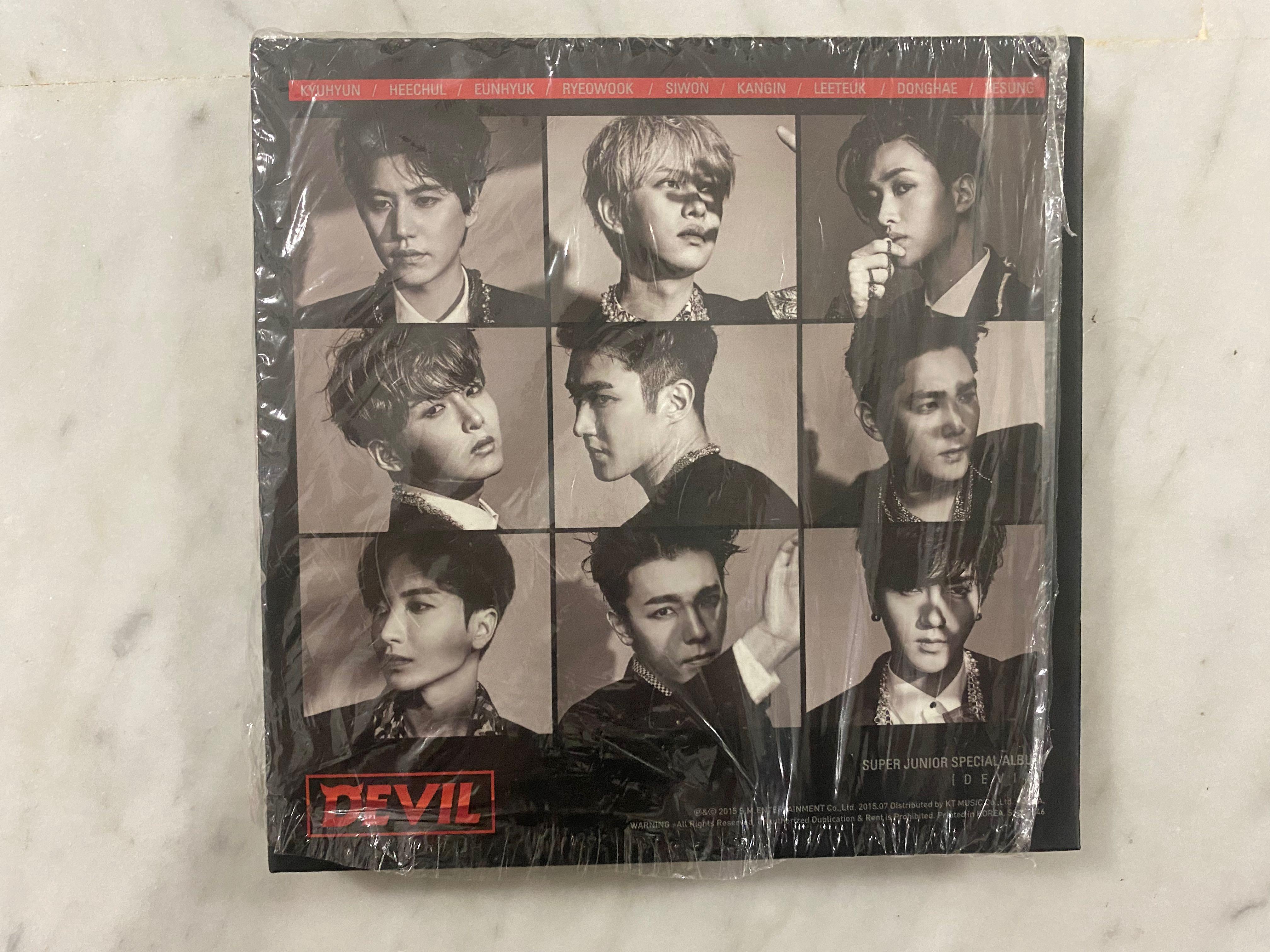 Super Junior Devil Special Album, Hobbies & Toys, Music & Media, CDs ...