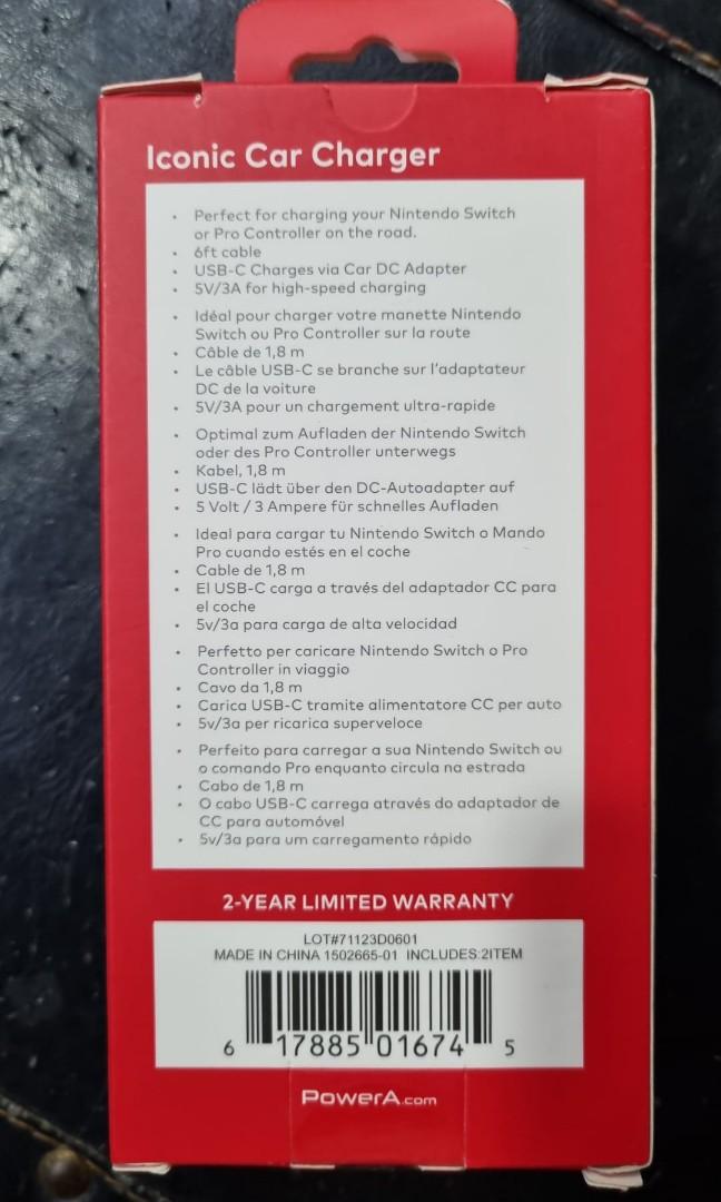 Super Mario Iconic Car Charger, Video Gaming, Gaming Accessories ...