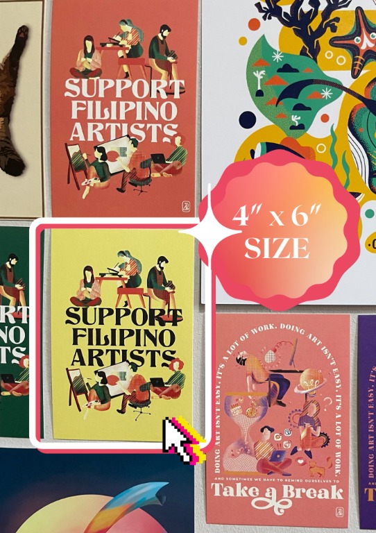Support Filipino Artist Art Print, Hobbies & Toys, Stationary & Craft ...