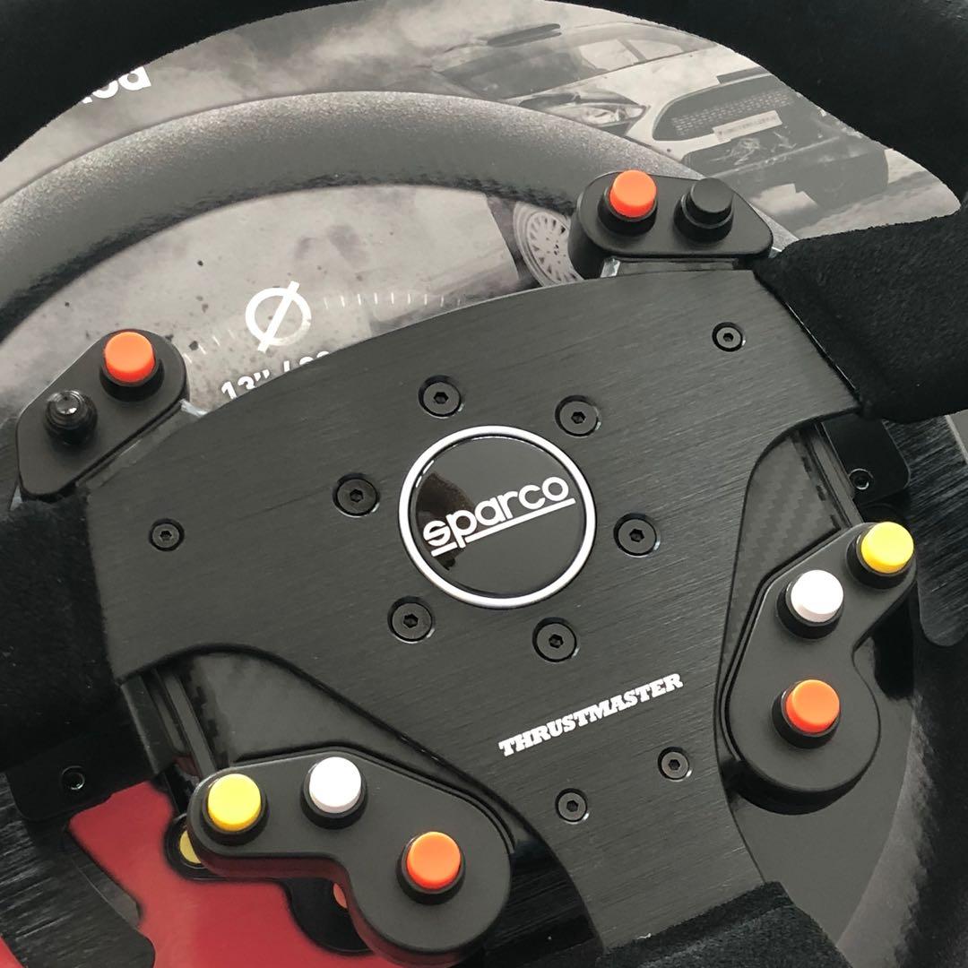 #9.9OFF Thrustmaster Sparco R383 mod Steering wheel, Video Gaming ...