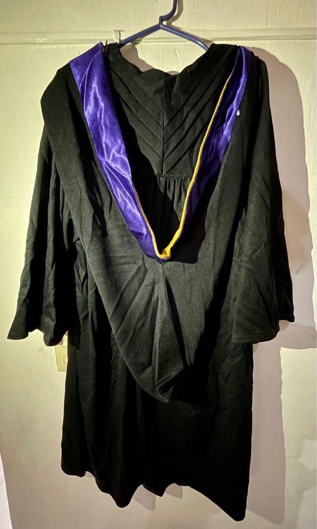 UST Complete Black Toga Academic Gown, Women's Fashion, Dresses & Sets ...