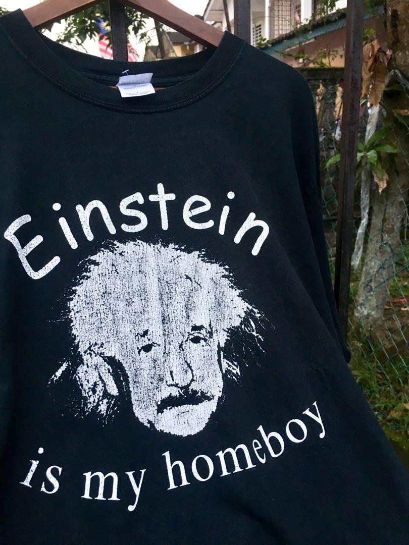 Vintage Albert Einstein, Men's Fashion, Tops & Sets, Tshirts & Polo ...