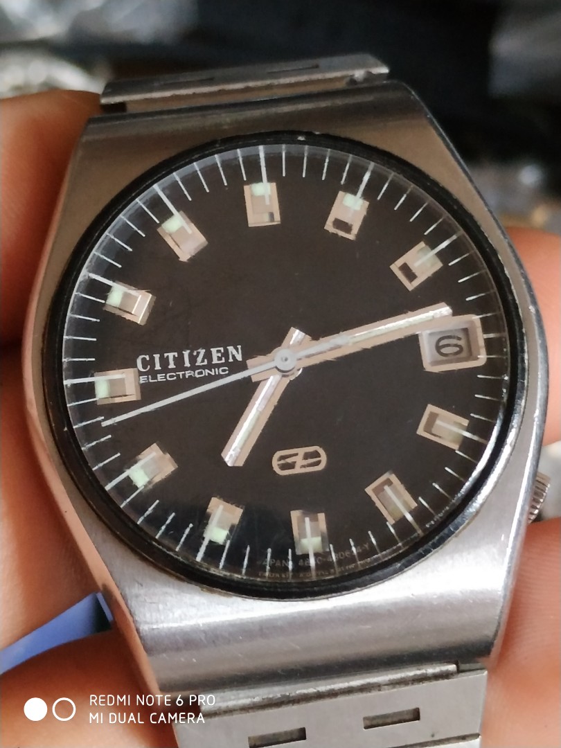 Vintage Citizen Eletronic cosmotron 4840 gent watch, Men's Fashion ...