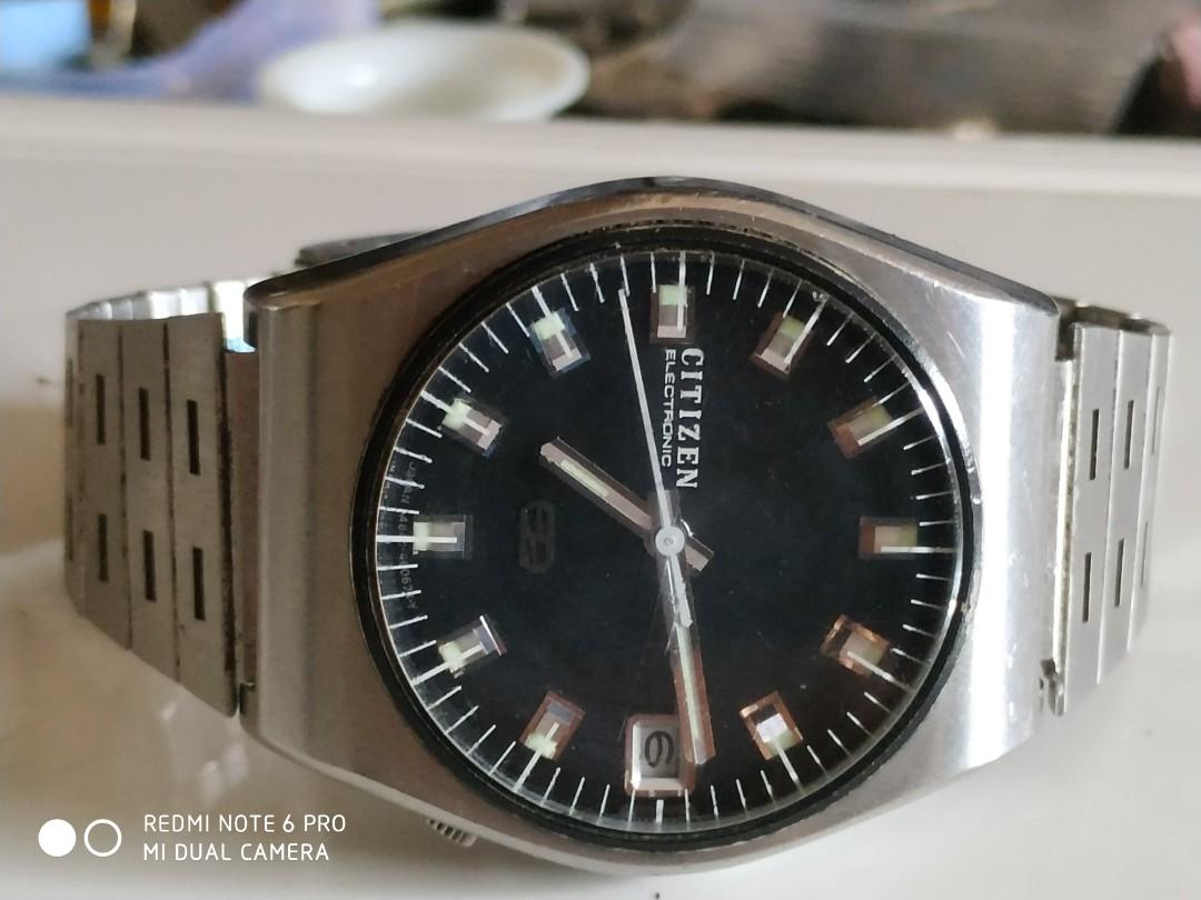 Vintage Citizen Eletronic cosmotron 4840 gent watch, Men's Fashion ...