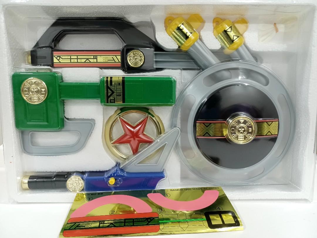 MIB Vintage OH Ranger weapon set 5 types of power ranger weapons ...