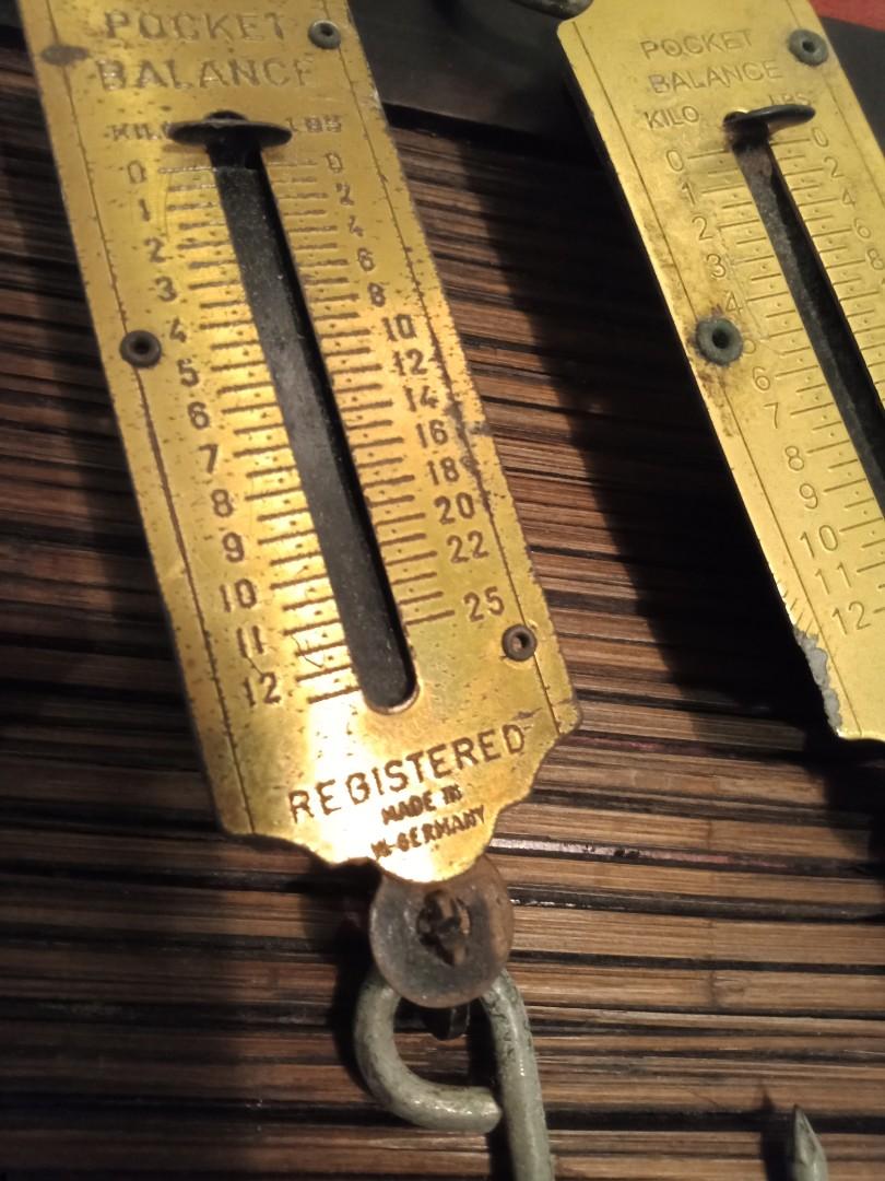 Vintage Weighing Scale made in Germany, Health & Nutrition, Health ...
